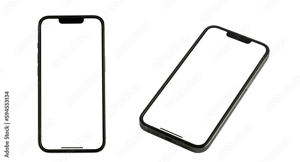 Mockup of Iphone pro max set Transparent - PNG isolated , new iphon 14 ...