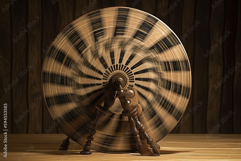 optical illusion of a spinning wheel creating the optical illusion of ...