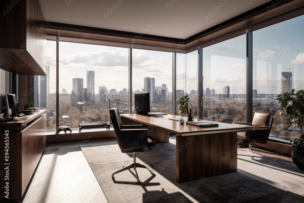 Indulge in Luxury with a Contemporary High-Rise Executive Office ...