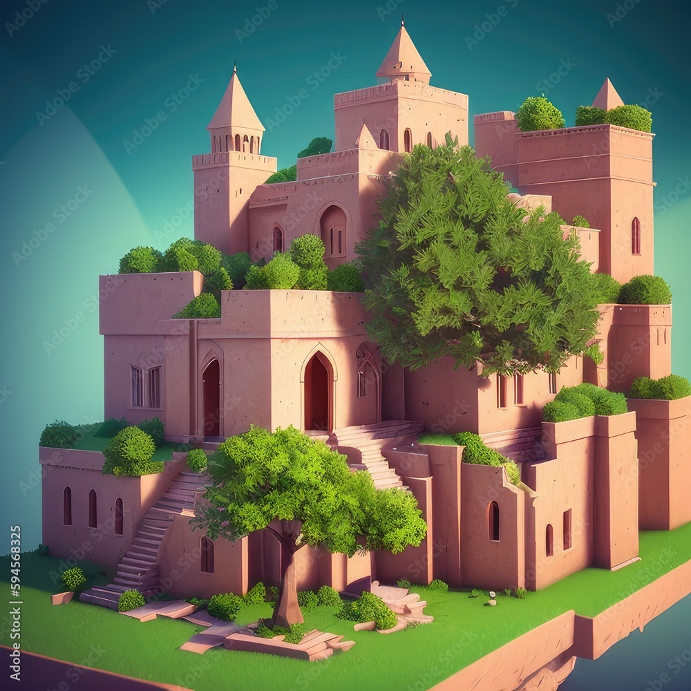Beautiful Game Worlds: Isometric Fantasy Castles in a Cute and ...