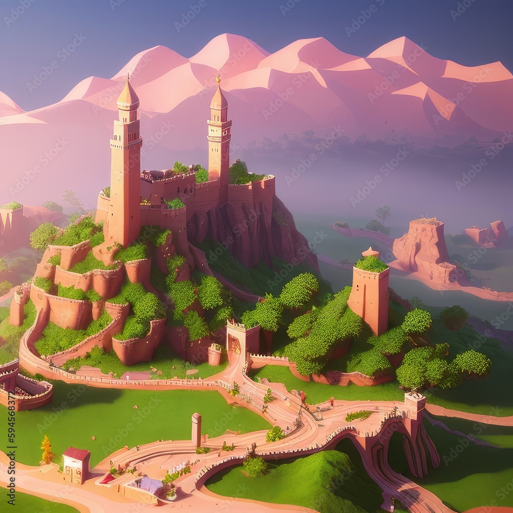Beautiful Game Worlds: Isometric Fantasy Castles in a Cute and ...