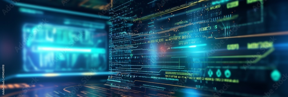 Abstract background of Cyber, Tech system. Technologies software design. Data analytics, Big ...