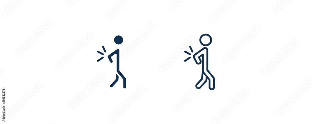 spindle icon. Outline and filled spindle icon from people and relation ...