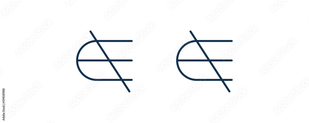 is not an element of icon. Outline and filled is not an element of ...