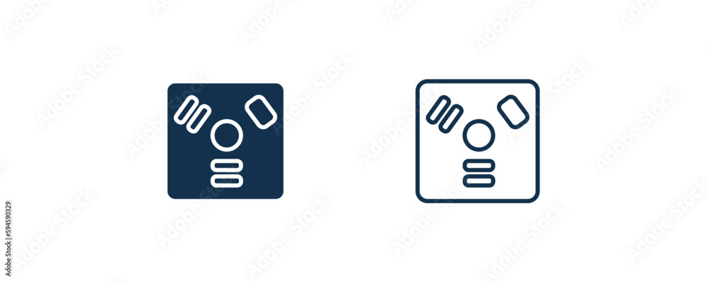 firewire icon. Outline and filled firewire icon from hardware and ...