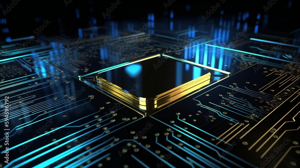 PCB, , aesthetic representation of technological details, created with ...