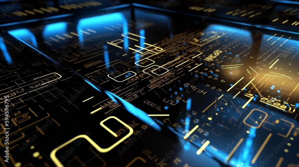 PCB, , aesthetic representation of technological details, created with ...