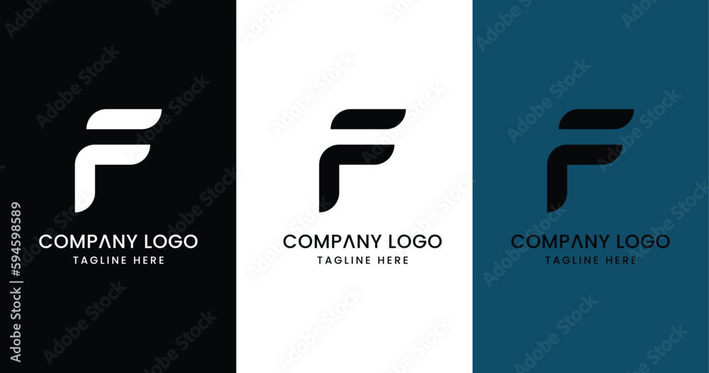 Initial Letter F Logo Design Outstanding Creative Modern Symbol Sign ...