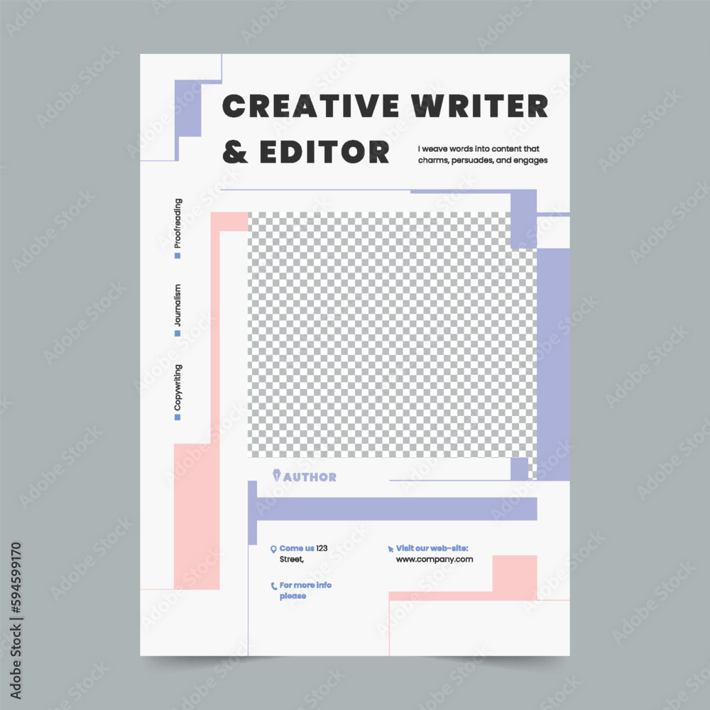 Author Flyer Template. A clean, modern, and high-quality design of ... Author Flyer Template. A clean, modern, and high-quality design of ...