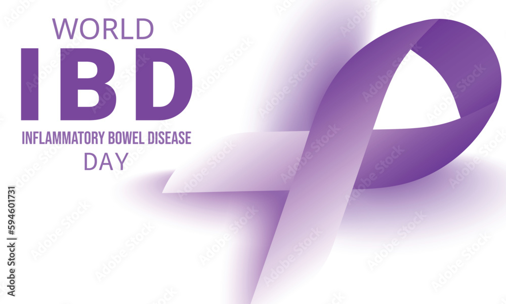 World inflammatory bowel disease day. Template for background, banner ...