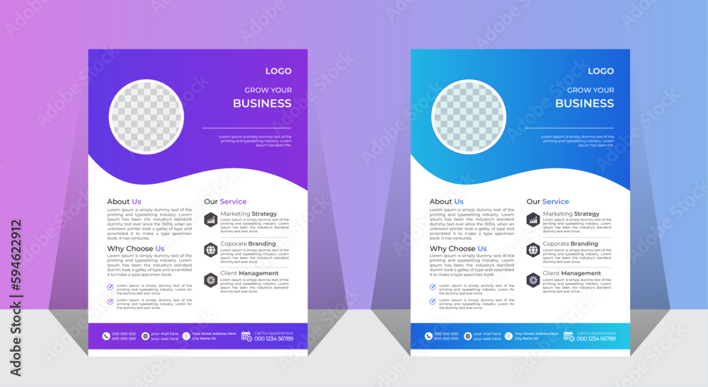 Modern Flyer Design Template. Corporate Flyer Design. Creative And ...
