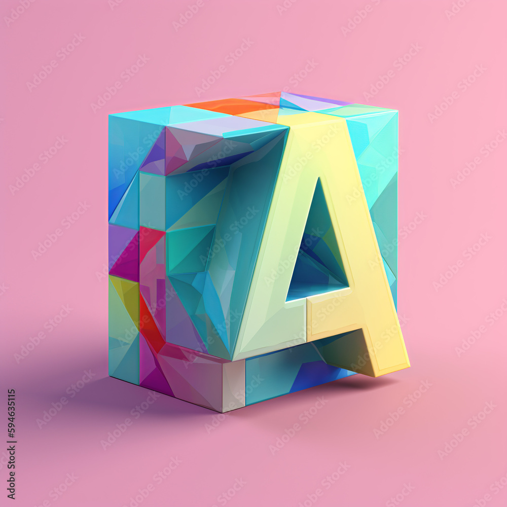 3d Symbol Alphabet A B C D F G H J K L M N P Q R S T