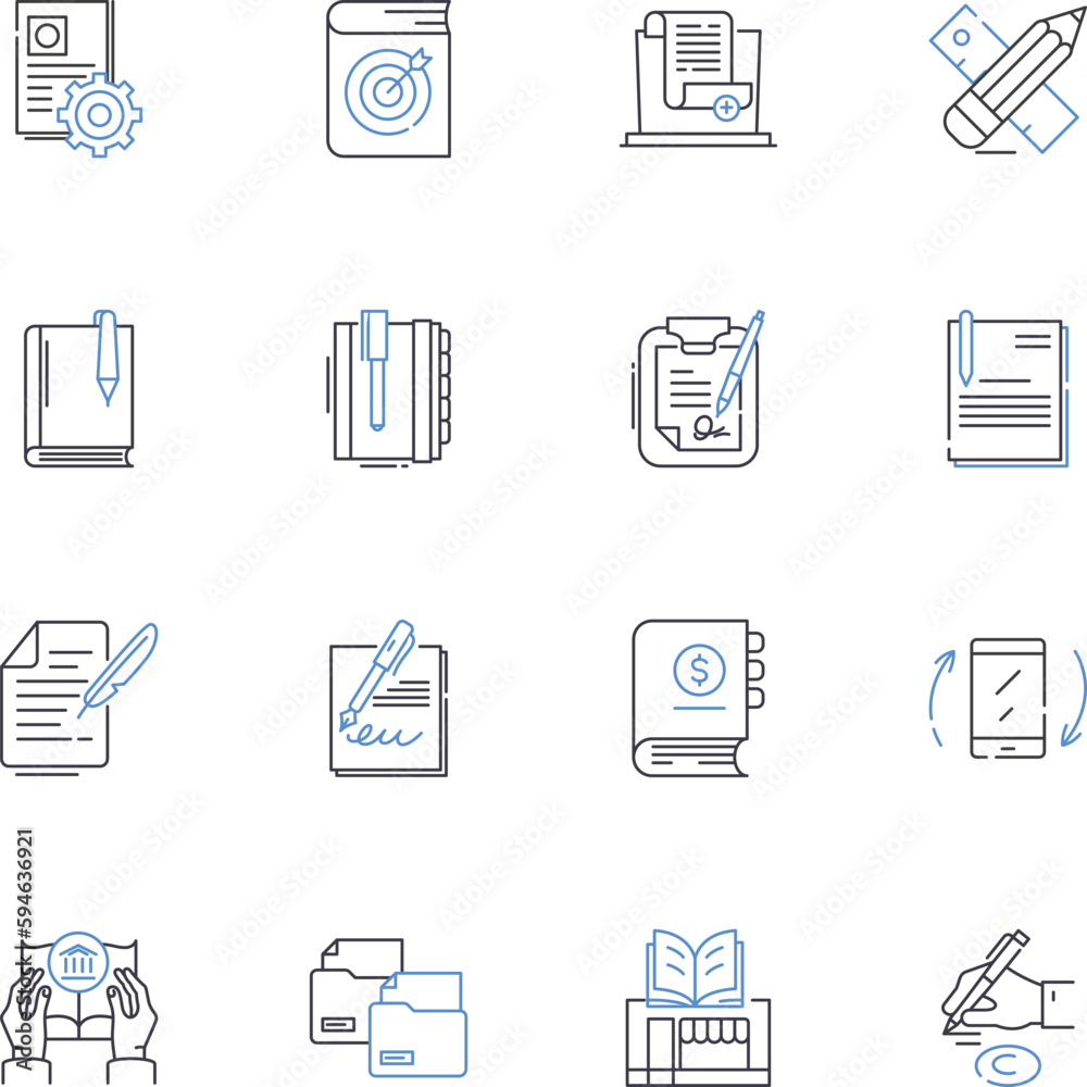 Enhanced schooling line icons collection. Personalized, Advanced ... Enhanced schooling line icons collection. Personalized, Advanced ...