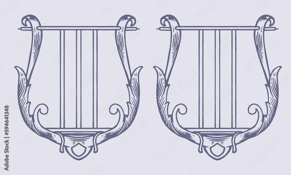 Poster Victorious Black and White Laurel Wreath Vector Illustration ...