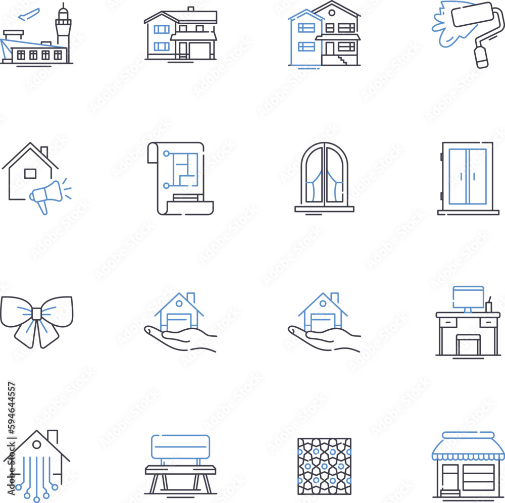 Repurposing line icons collection. Upcycling, Conversion, Reuse ...