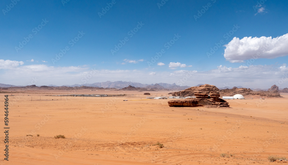 Bajdah Desert Film Studios, part of the NEOM Media Village and the ...