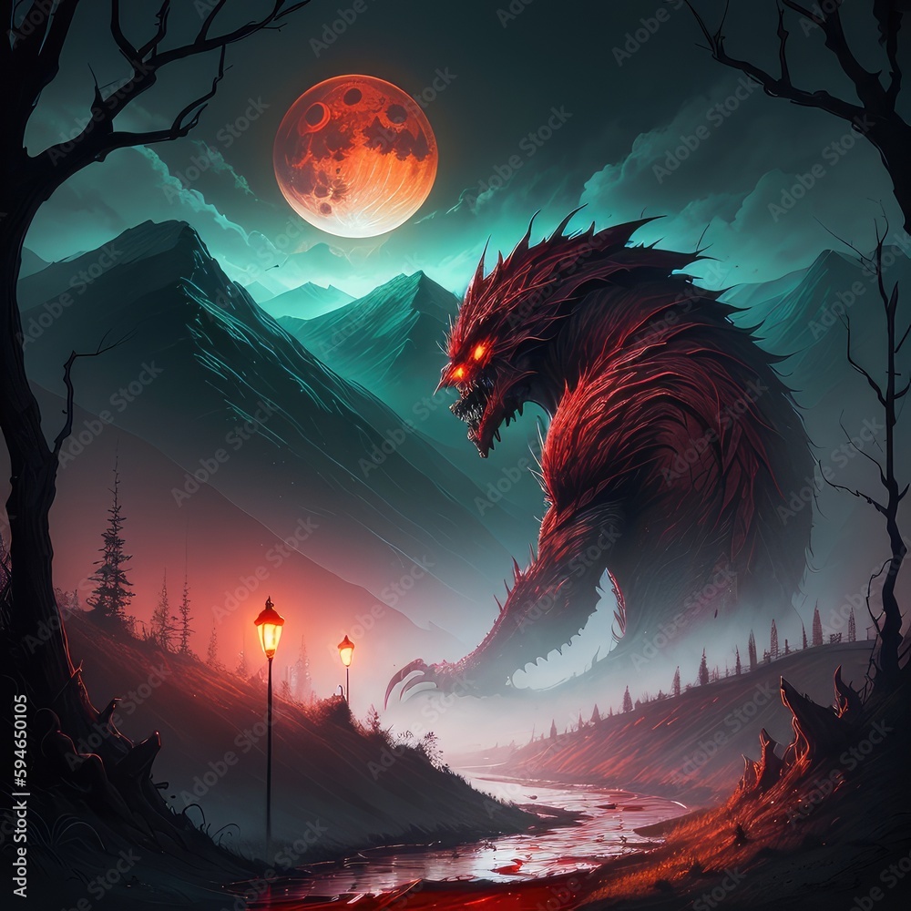 Blood Moon Rising: A Terrifying Trek Through the Haunted Woods ...