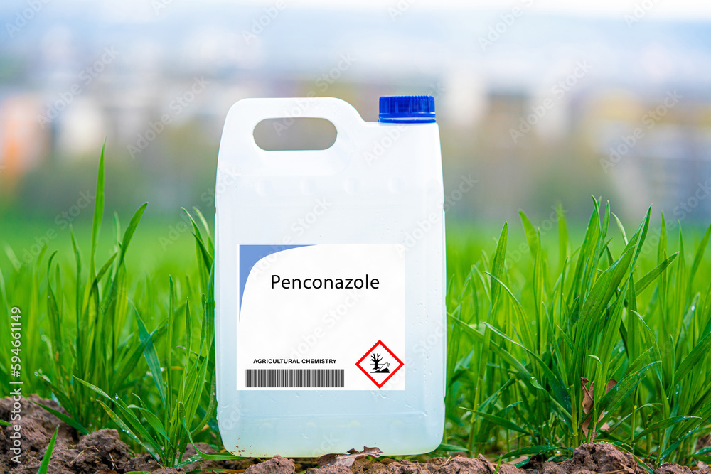 Penconazole systemic fungicide used to control fungal diseases in crops ...