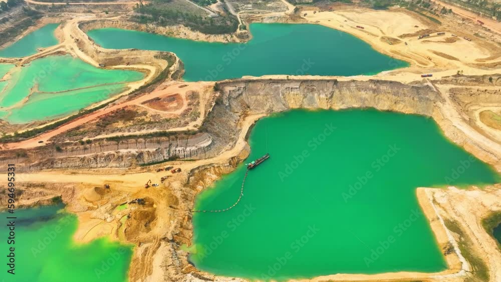 The shape and size of the quarry can vary, depending on the extent of ...