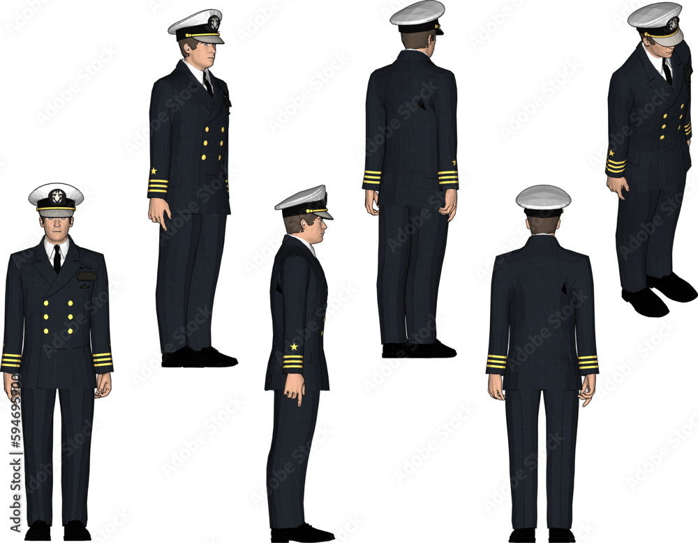 Sketch vector illustration of a police army officer ready for battle ...