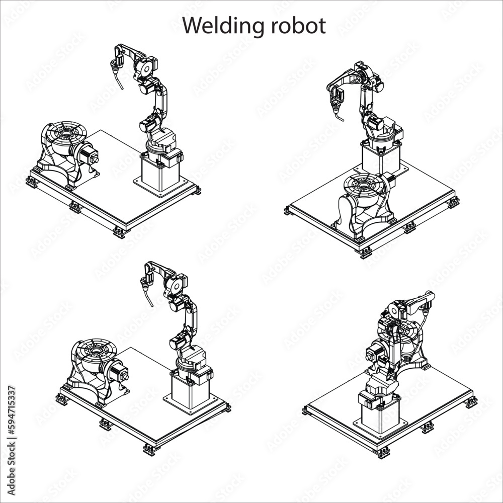 Welding, Robot, System, Welding robot, CAD files, welding machine ...