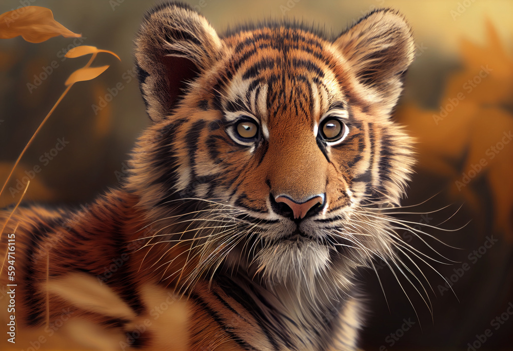 Beautiful photo Javan tiger concept, contemporary natural and mood ...