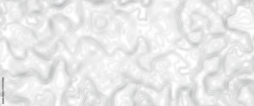 Topographic map contour background. White wave paper curved reliefs ...
