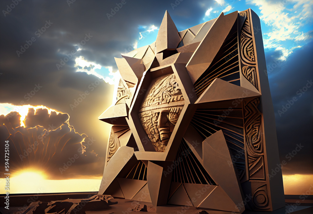 Beautiful abstract gods and goddesses of ancient: Vishnu - preserver ...