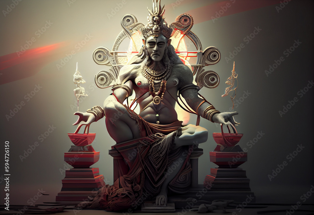 Major gods and goddesses of ancient Indian religions including Hinduism ...