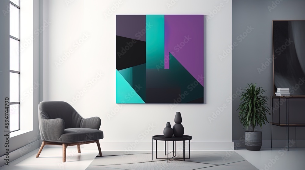 Online webinar Zoom background in a modern and contemporary minimalist ...