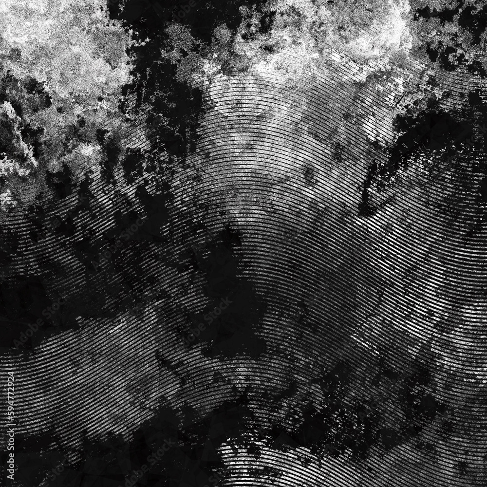 Grunge dark watercolor manuscript with engraved grunge dark grey and ...