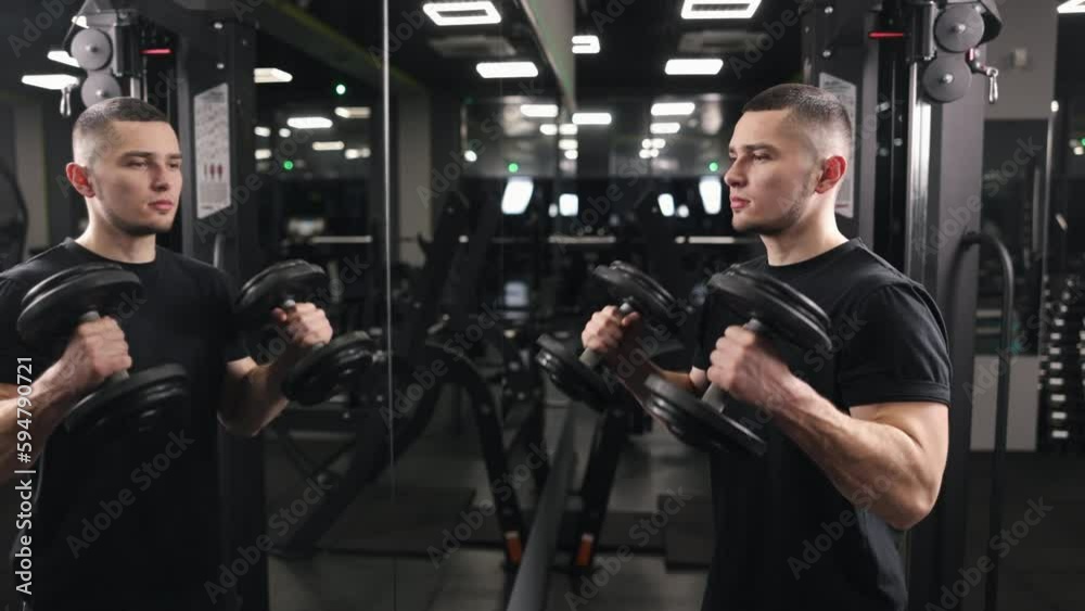 Dumbbell exercises, Rigorous workouts, Gym motivation. Fit man ...