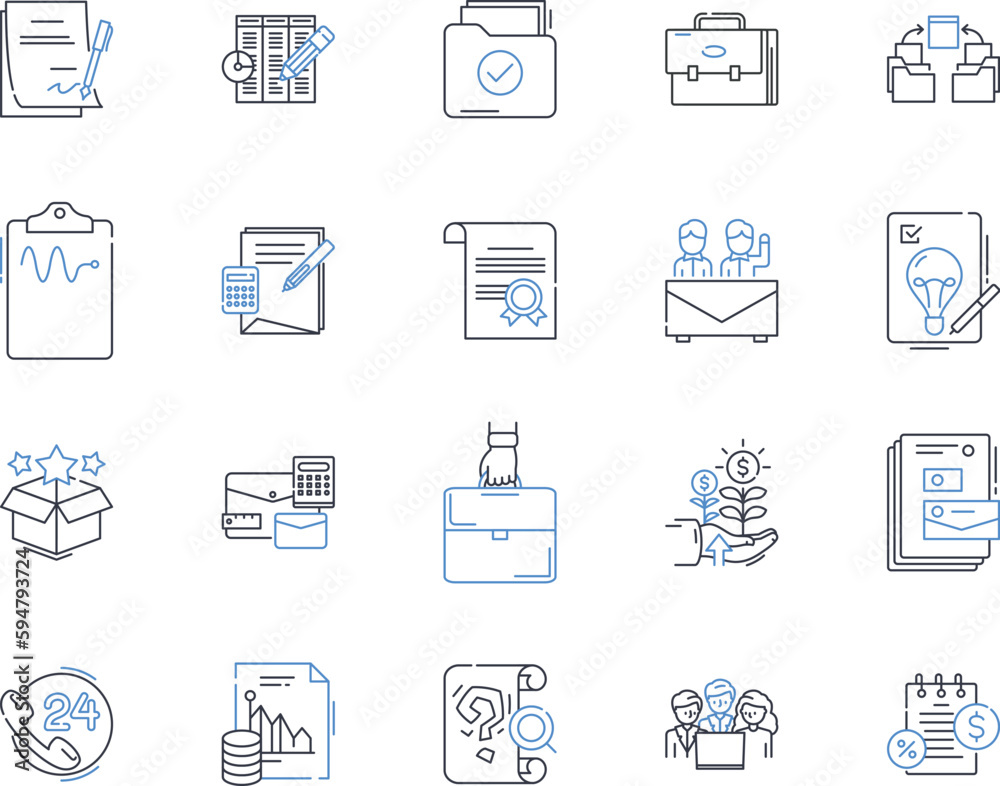 Progressive innovation line icons collection. Disruptive, Futuristic ... Progressive innovation line icons collection. Disruptive, Futuristic ...