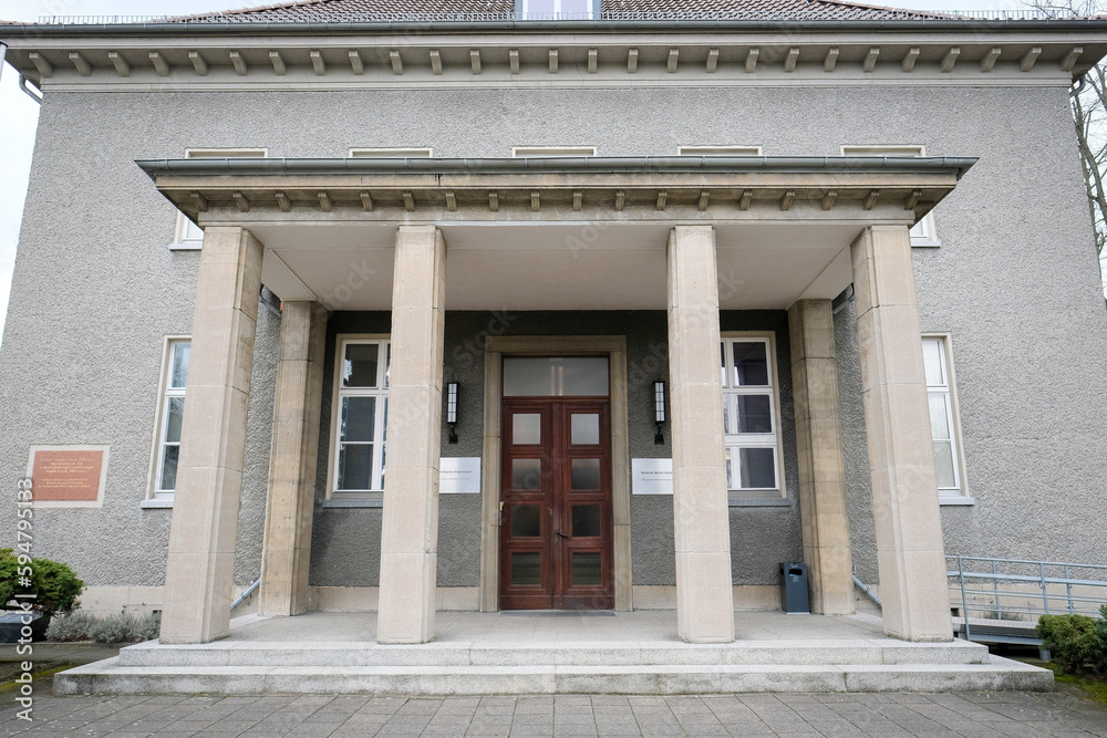 Berlin, Germany - April 8, 2023: The Berlin-Karlshorst Museum, which is ...