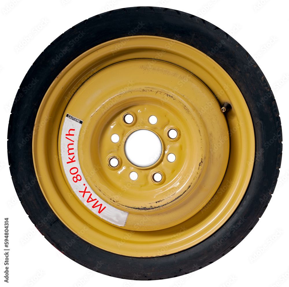 Spare wheel, used only to get to the workshop in the event of a ...