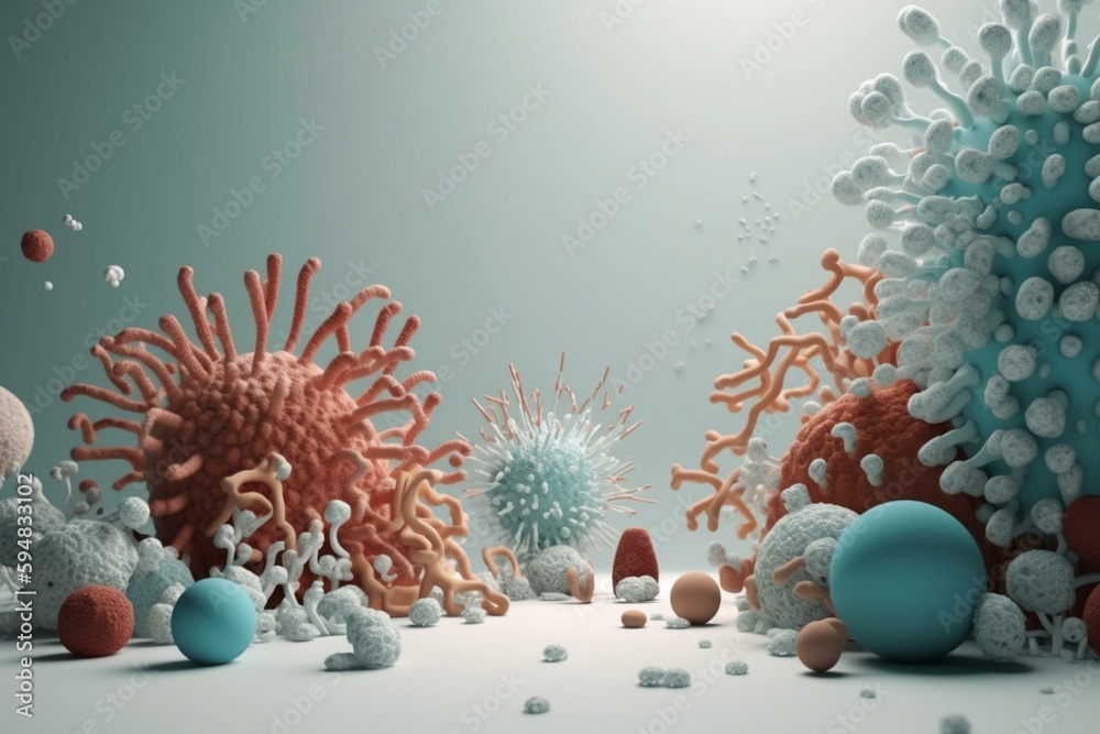 Abstract bacteria, probiotics, gram positive bacteria bacteria and ...