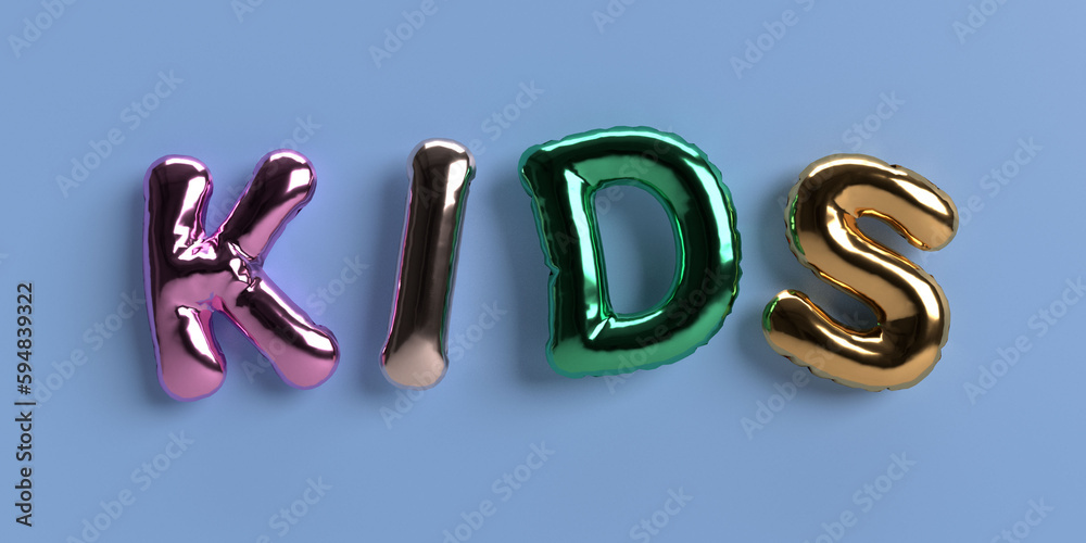 Kids font color symbol international children day baby kids happy text ...