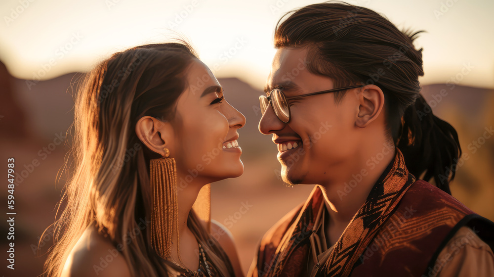 Native American Couple
