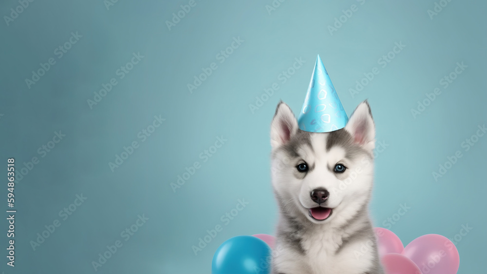 Dog Happy Birthday Husky