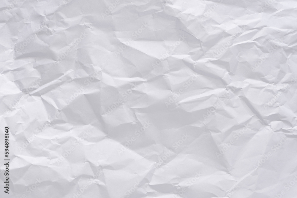 White crumpled paper texture background, clean white wrinkled paper ...