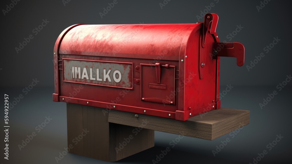 Relic of Communication: An Old and Rusty Mailbox Outside, Symbolizing ...