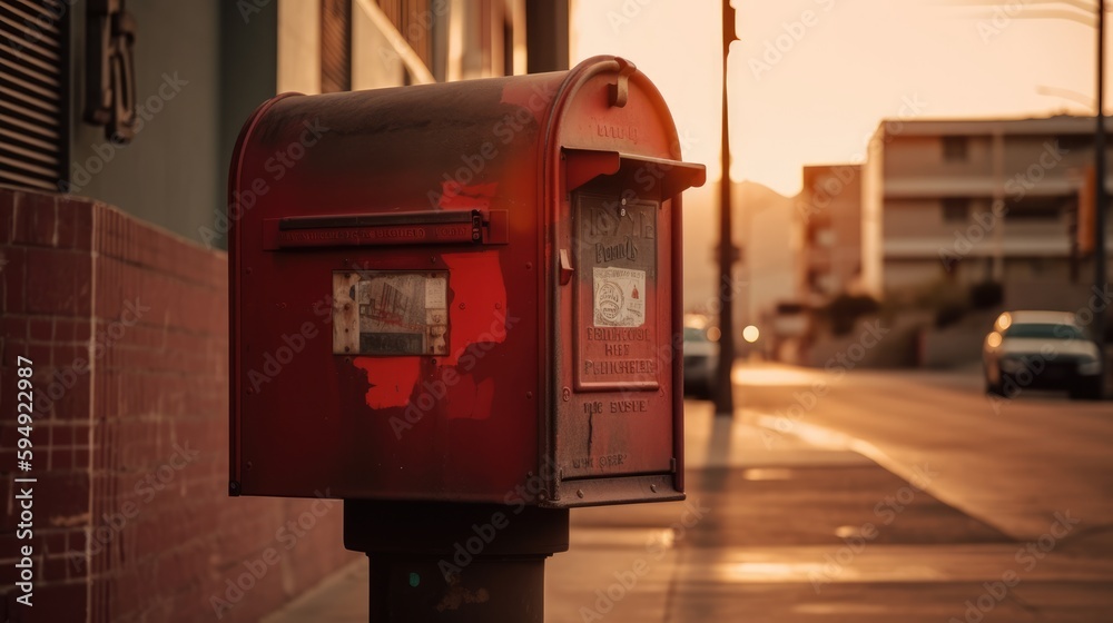Relic of Communication: An Old and Rusty Mailbox Outside, Symbolizing ...
