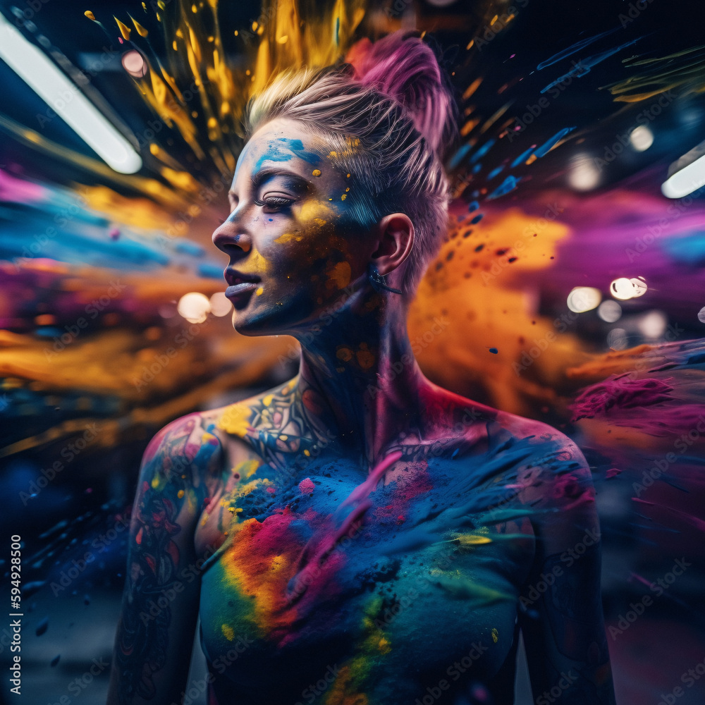 Colorful Joy: A Vibrant Collection of People Celebrating Life in ...