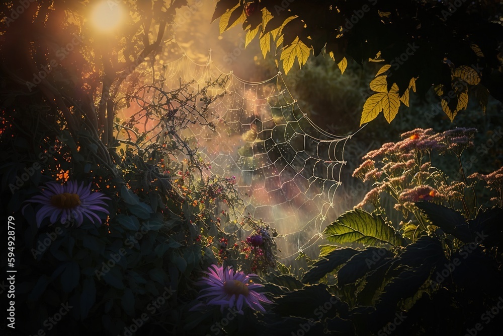 Migration of spiders causes cobwebs to appear throughout the summer ...