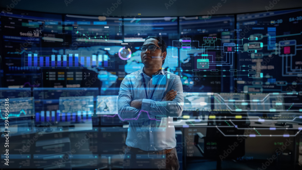 First Person POV Footage of Professional IT Technical Support ...