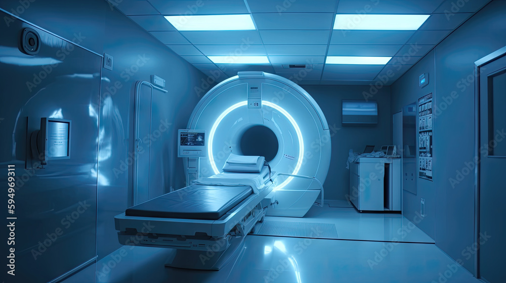 The Science of Diagnosis: Exploring CT Scans Stock Illustration | Adobe ...