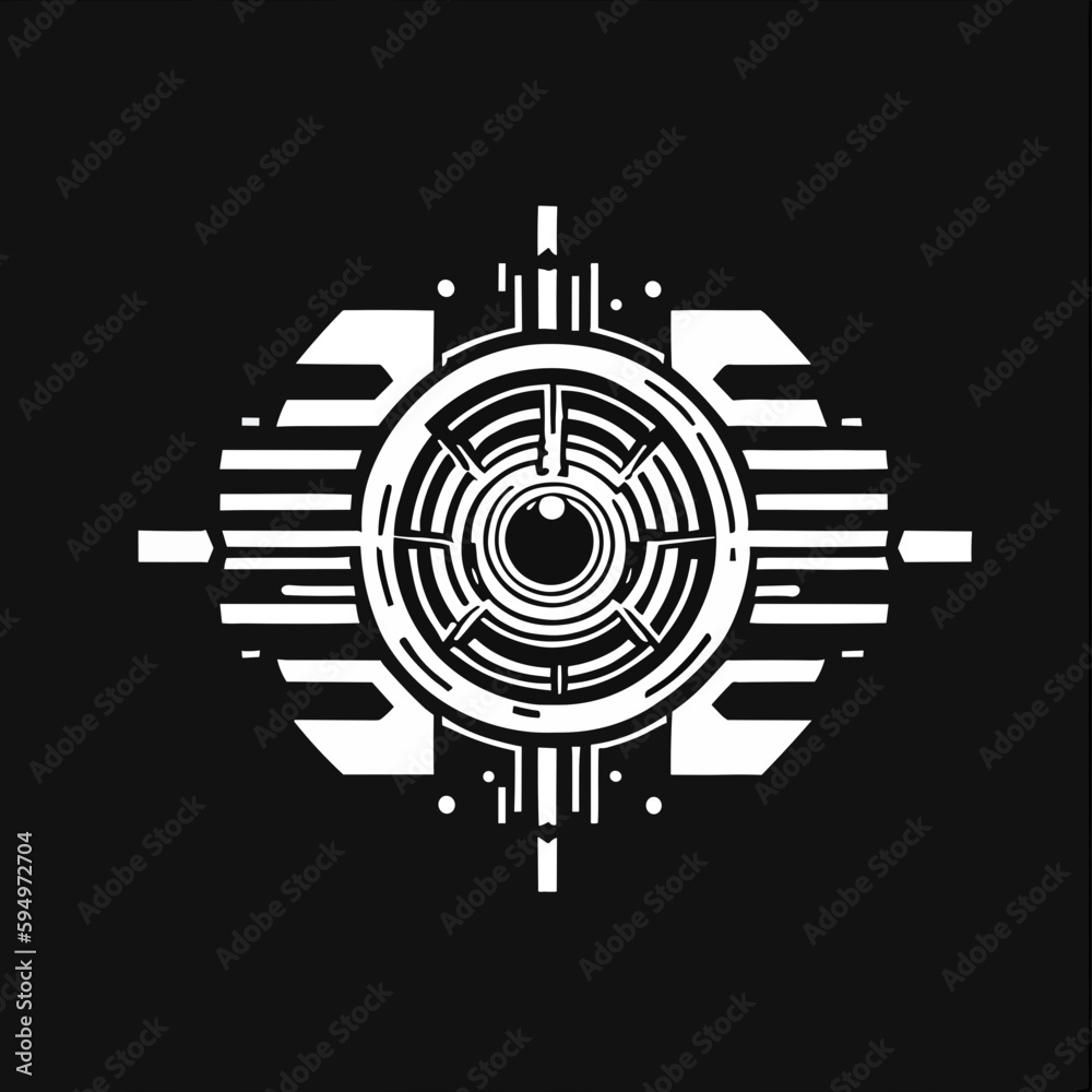 Sci-fi vector art Stock Vector | Adobe Stock