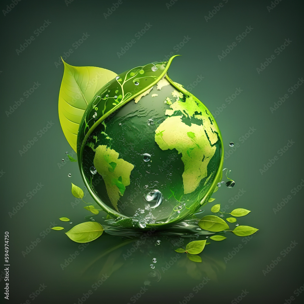 Green world, Clean background, Earth day, A Green Environment ...