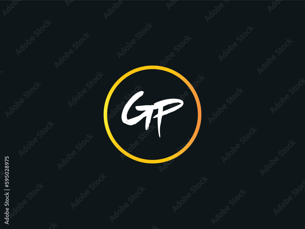 GP, gp Logo Image, Phoenix Colorful Gp Circle Letter Logo For You Stock ...