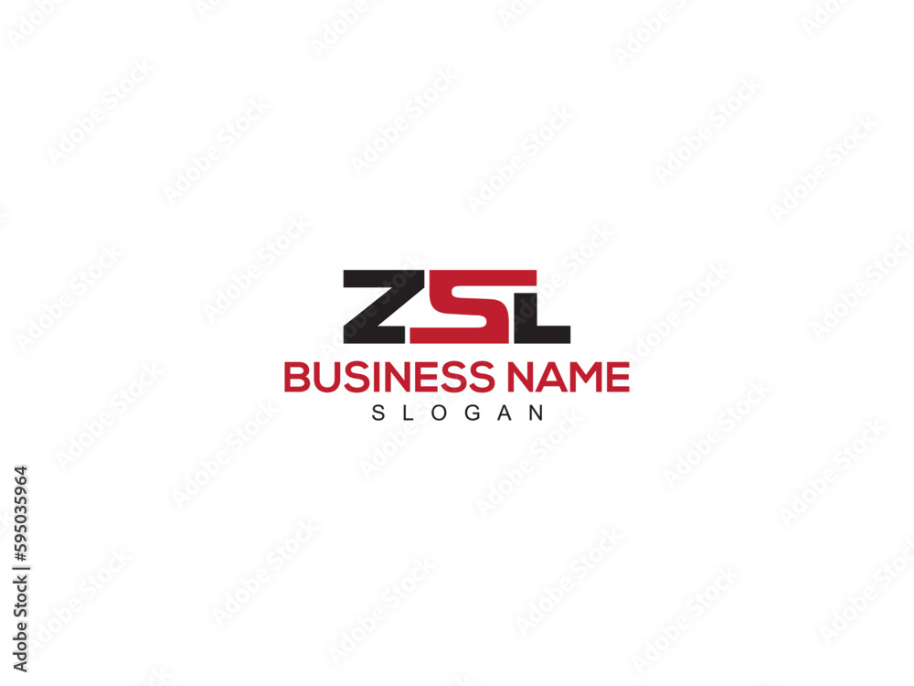 Premium Alphabet ZSL Letter Logo, zsl, zsl Logo Design For Business ...